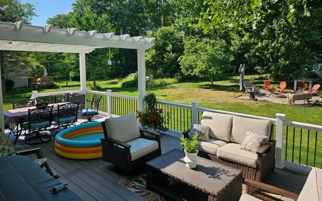 Akron low maintenance TimberTech deck builders.